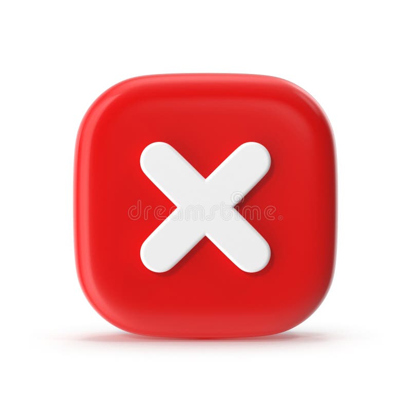 Cross Mark and Check Mark Button Stock Illustration - Illustration of ...