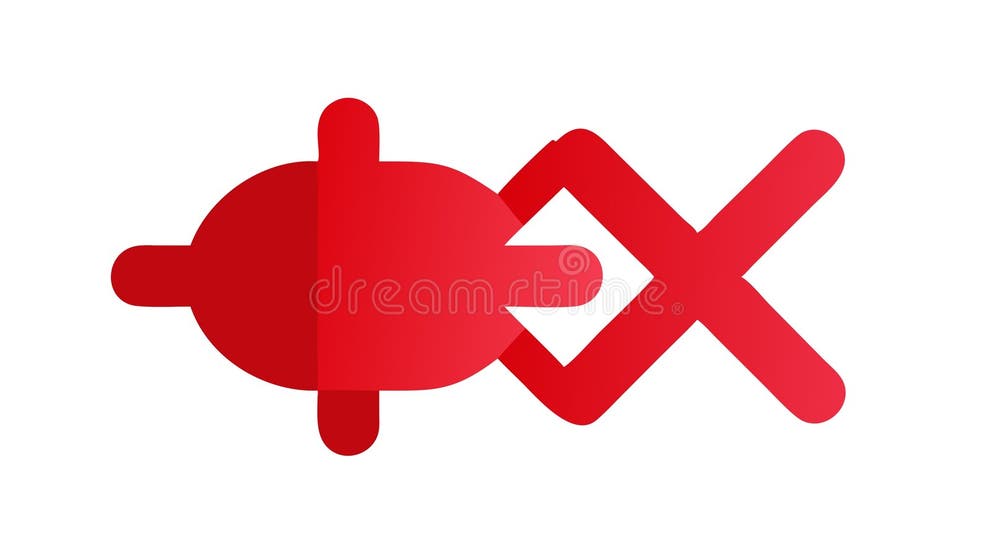 Cross Mark Error Icon, Deny or Forbidden, Vector Design Generative AI ...