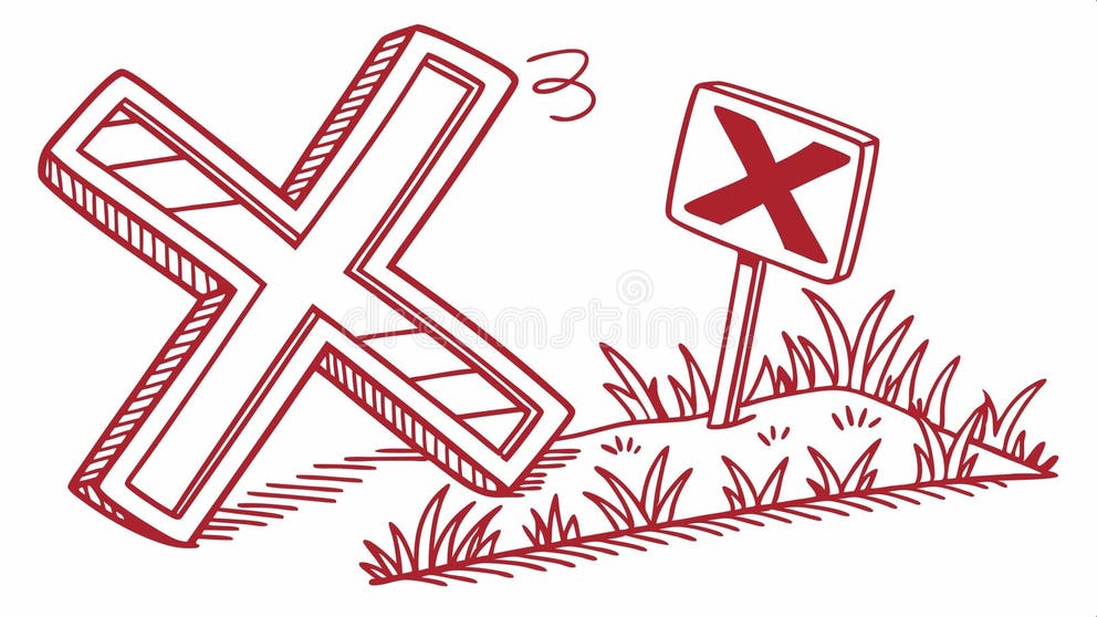 Cross Mark X, Error and Negative Symbol Vector Design Generative AI ...