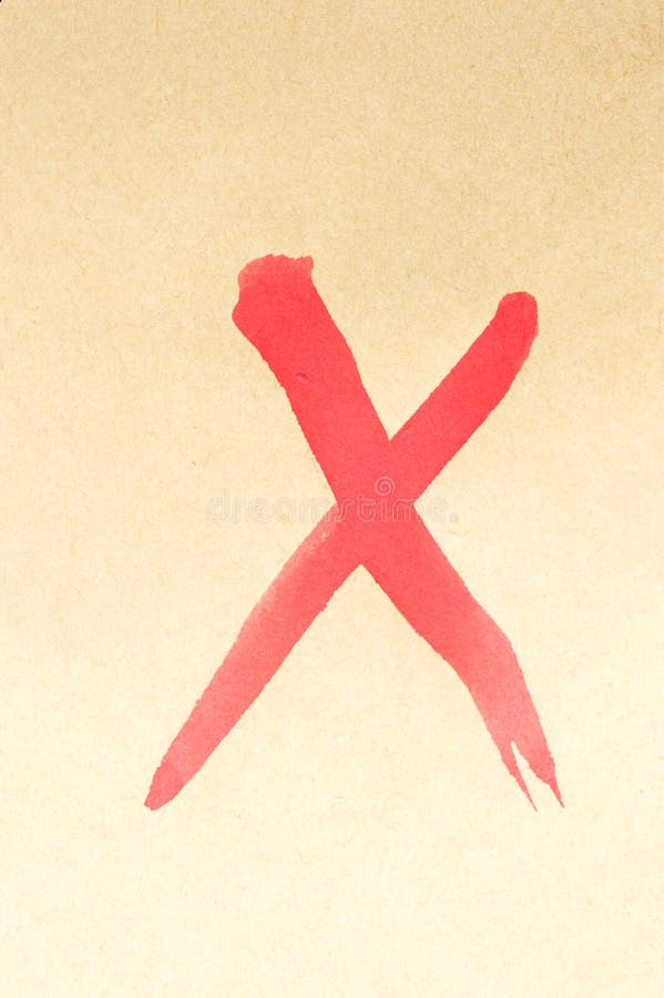 Cross mark stock photo. Image of handwritten, rejection - 43937282