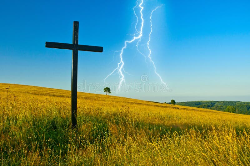 635 Lightning Cross Stock Photos - Free & Royalty-Free Stock Photos ...