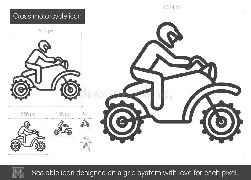 Cross Motorcycle Piston Black And White Emblem,Logos,Badge - Vector ...