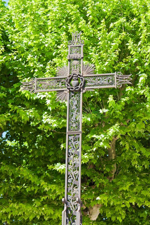 Cross in nature stock photo. Image of christian, symbolic - 23327272