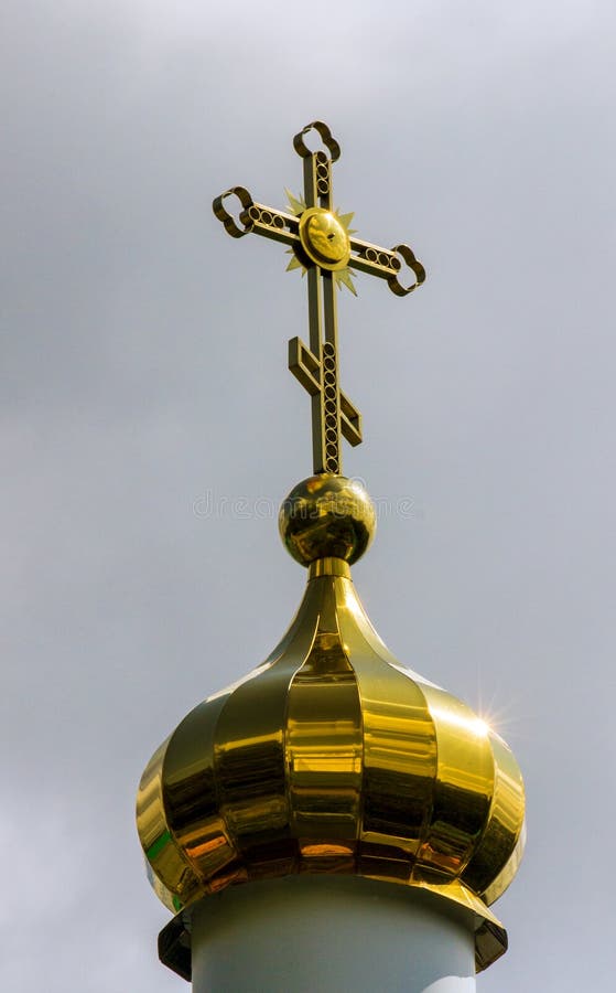 Cross orthodox church stock photo. Image of golden, christianity - 38246146