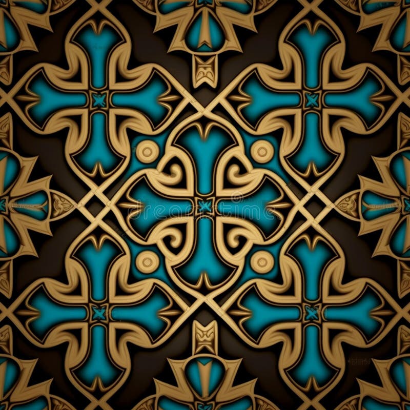 Cross theme pattern stock illustration. Illustration of retro - 270005013