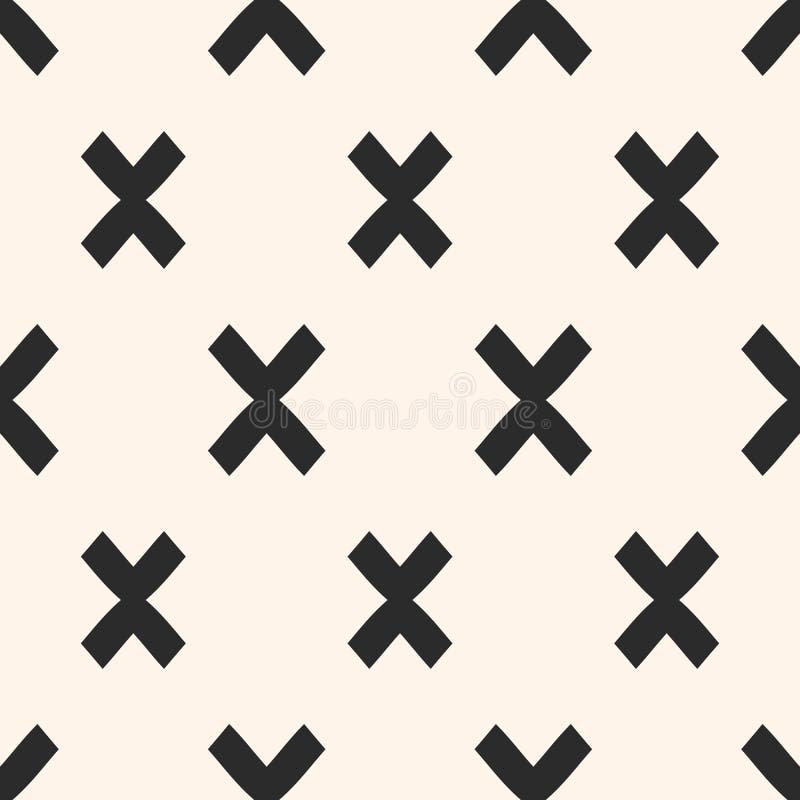 Cross Pattern. Modern Funky Texture with Crosses, X Texture Stock ...