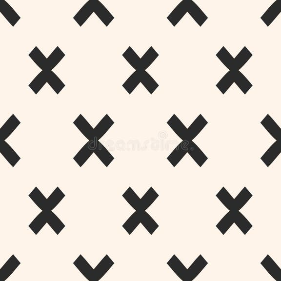 Cross Pattern. Modern Funky Texture with Crosses, X Texture Stock ...