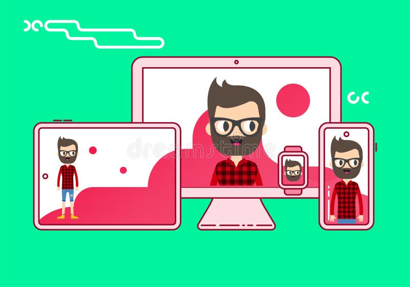 Multi Device Platform Icon Stock Illustrations – 197 Multi Device ...