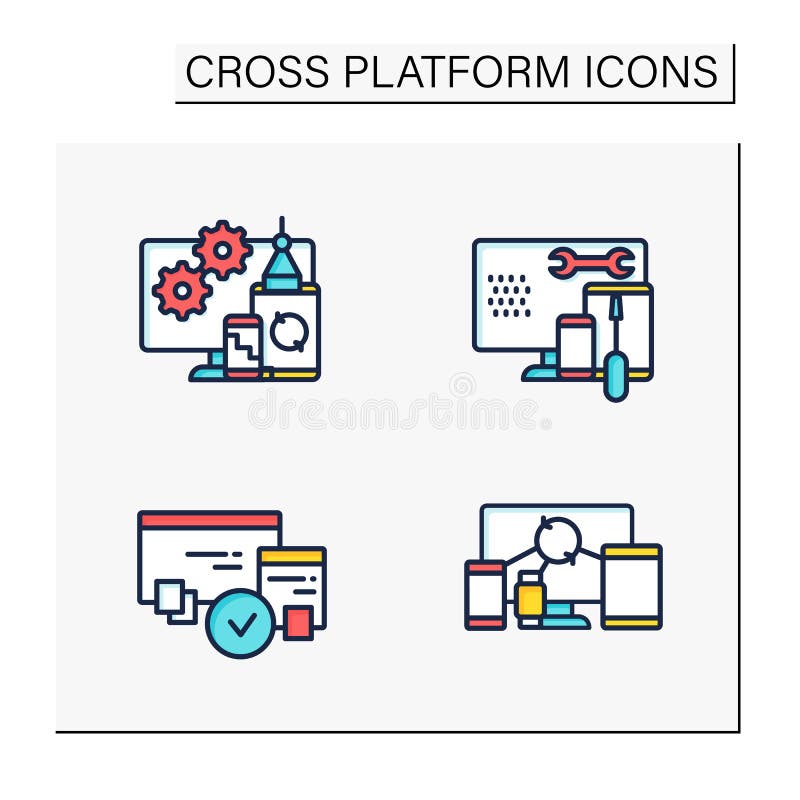 Coding toolkit line icon stock vector. Illustration of software - 213574102