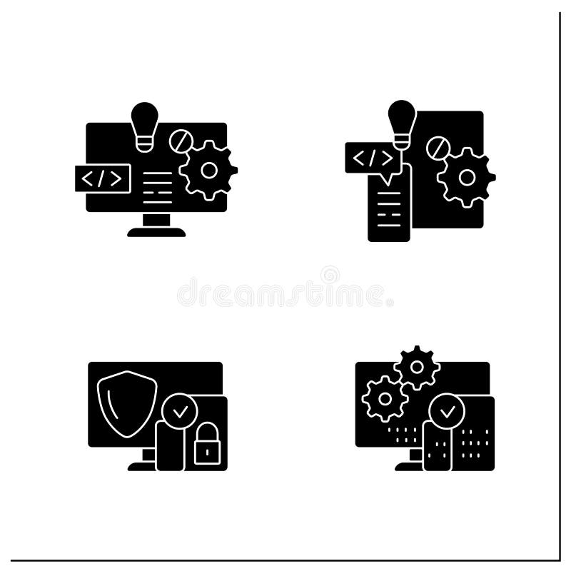 Electronic Platform Icons Stock Illustrations – 737 Electronic Platform ...