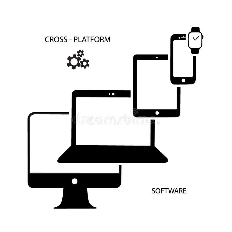 Cross Platform Icon Stock Illustrations – 1,255 Cross Platform Icon ...