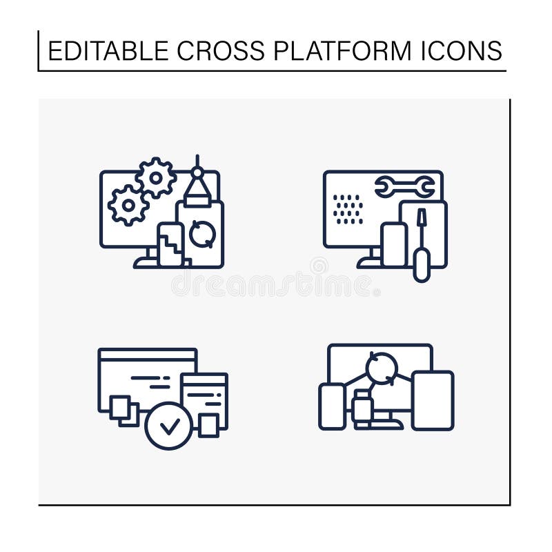 Electronic Platform Icons Stock Illustrations – 899 Electronic Platform Icons Stock ...