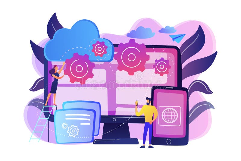 Cross Platforms Development Stock Illustrations – 107 Cross Platforms ...