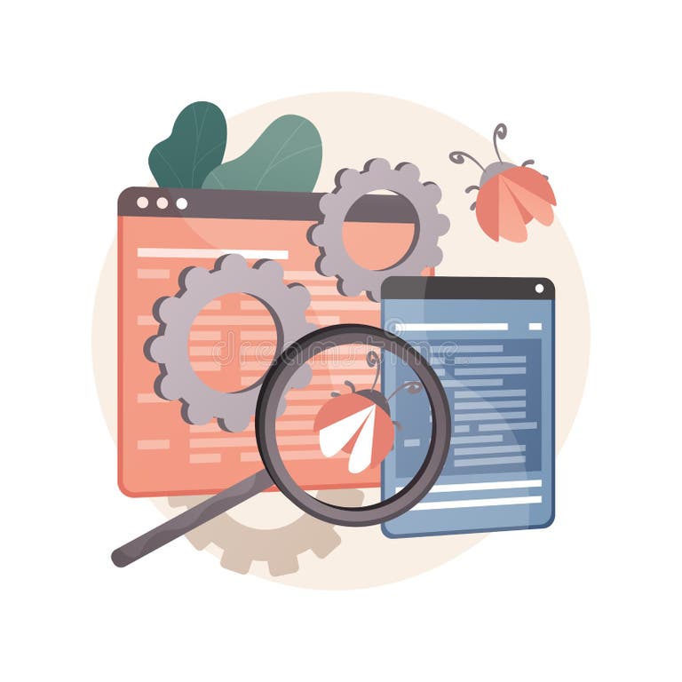 Cross Platform Testing Abstract Concept Vector Illustration Stock