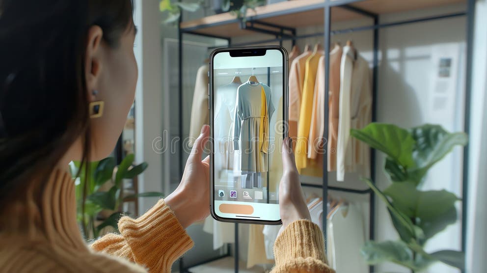 Cross-platform Virtual Try-on Interface, User Guide, Modern 3D Stock ...