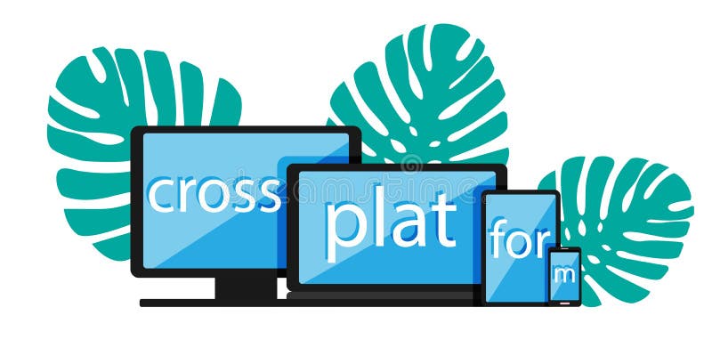 Cross-platform Web Content. Devices - Smartphone, Tablet, Laptop and ...