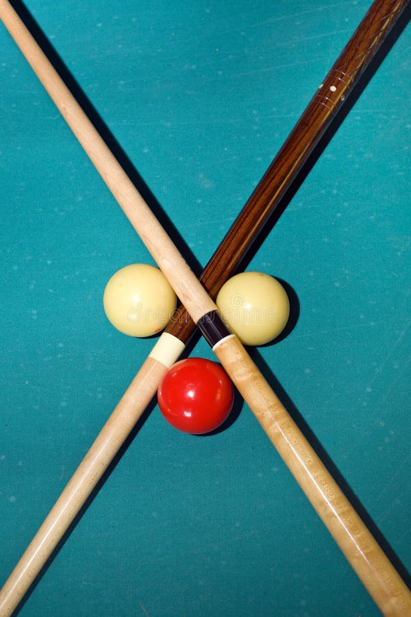 Cross with pool sticks stock photo. Image of game, abstract - 20799638