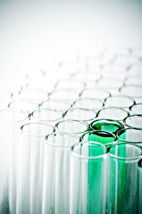 Cross Processed Empty Glass Test Tubes Picture. Image: 7982939