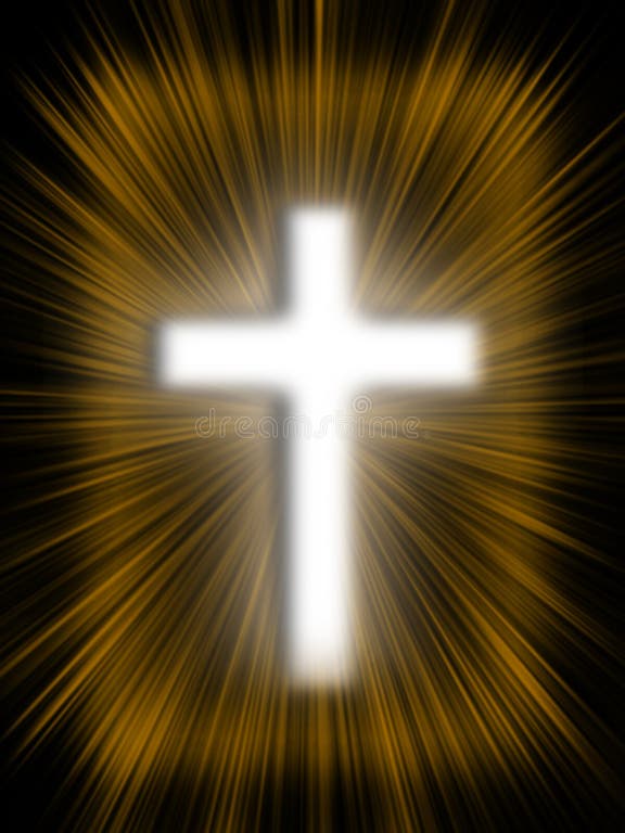 Cross and rays stock illustration. Illustration of artistic - 21189035