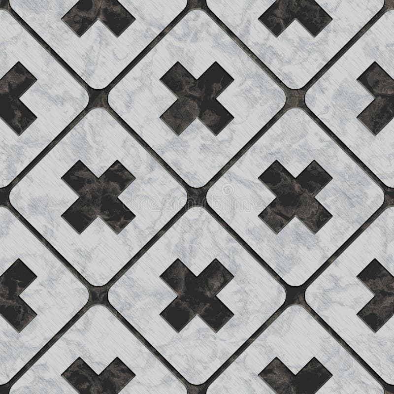 Decorative Pattern Fragment of Gray Paving Slabs. Stock Image - Image ...