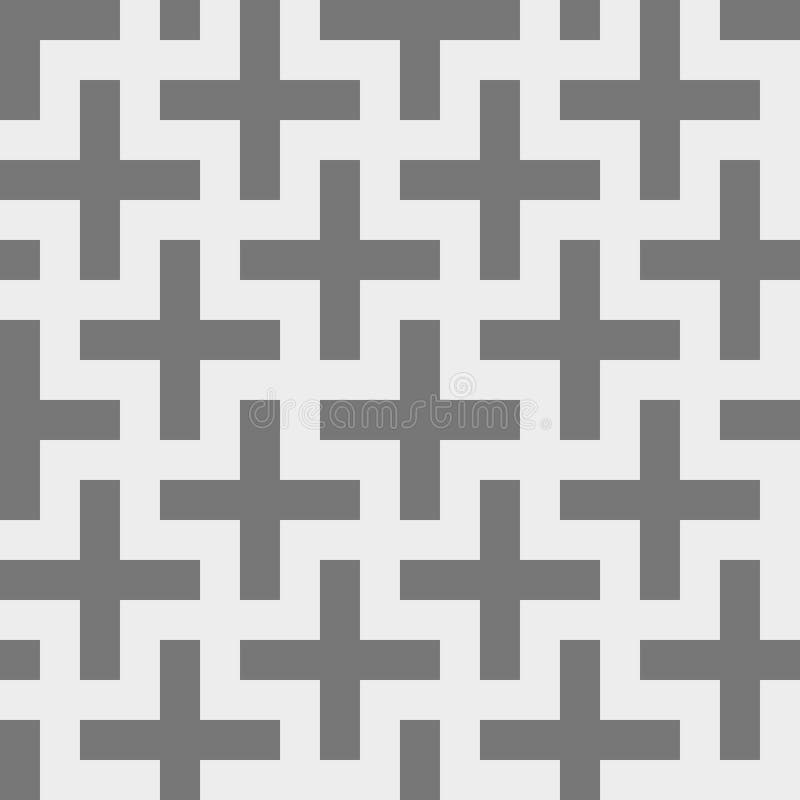 Cross Seamless Pattern. Geometric Illustration Stock Vector ...