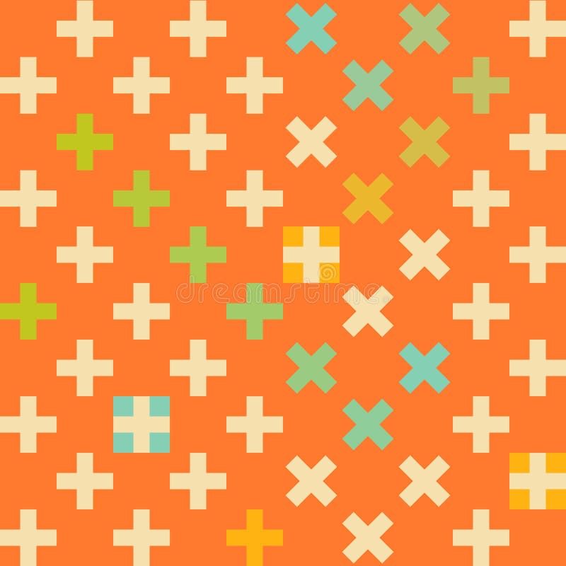 Cross seamless pattern stock vector. Illustration of artwork - 53694807