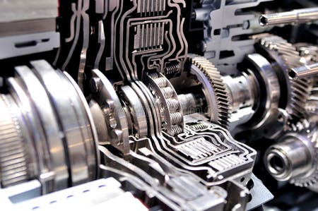 Cross Section of an Automatic Transmission. Stock Photo - Image of ...