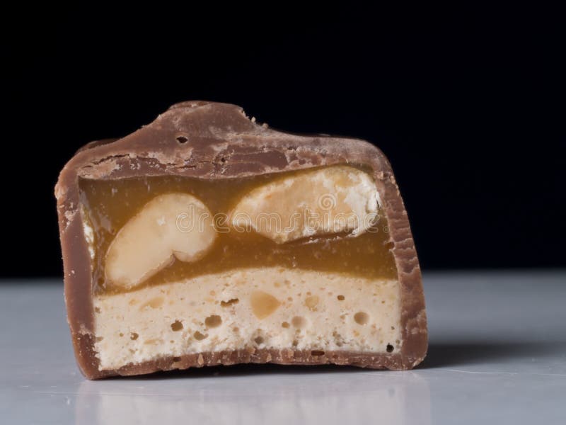 Cross section of Candy Bar stock photo. Image of food - 46271484