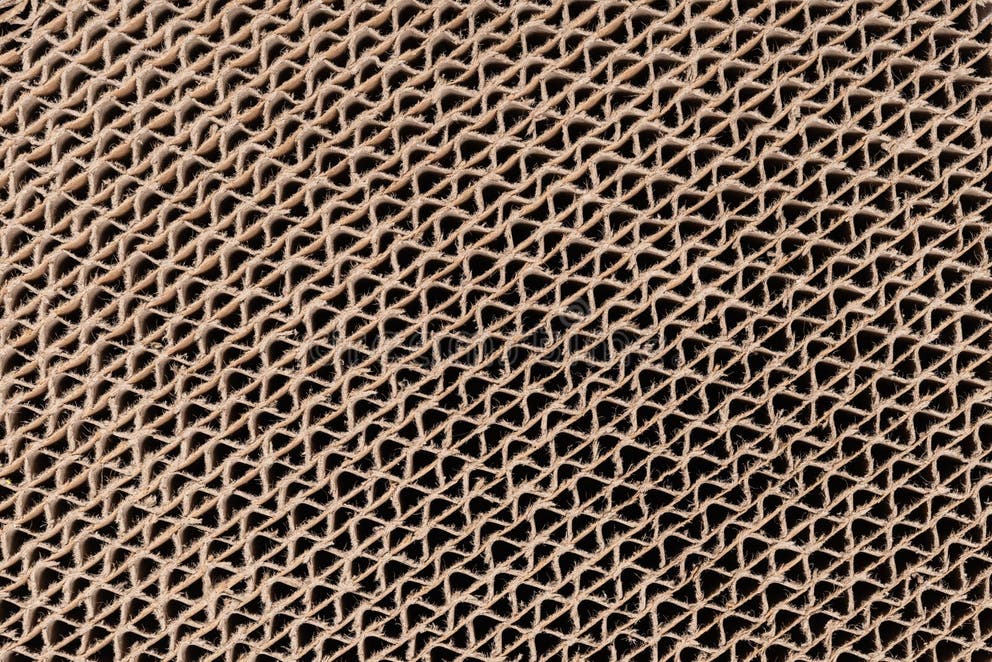 Cross Section of Cardboard Corrugated Pattern As Baskground & Texture ...