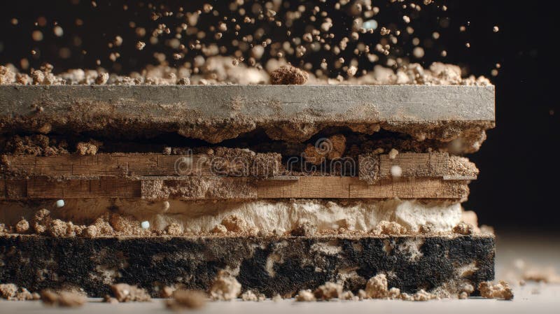 Cross Section of Compacted Footings Highlighting Sustainable ...