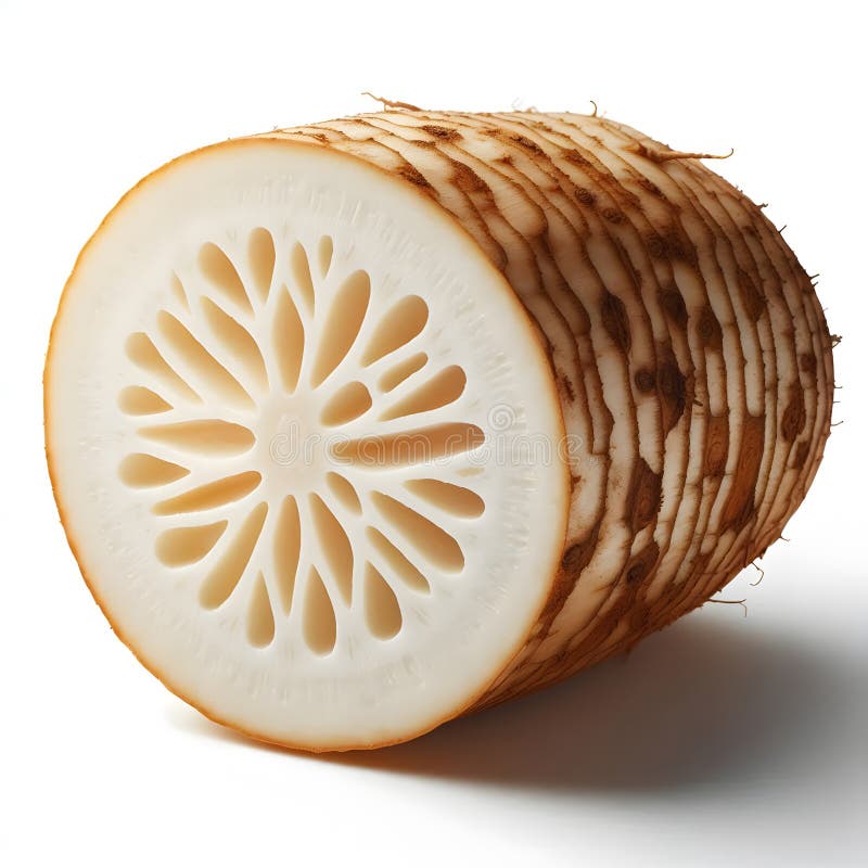 A Cross-section of a Daikon Radish with a Unique, Star-like Pattern in ...