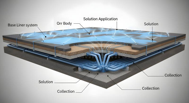 Cross-section of a Modern Irrigation or Drainage System, Showing ...