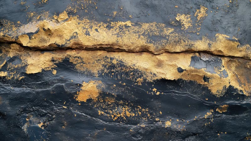Cross-section of the Earth S Crust with Gold Deposits Stock Photo ...