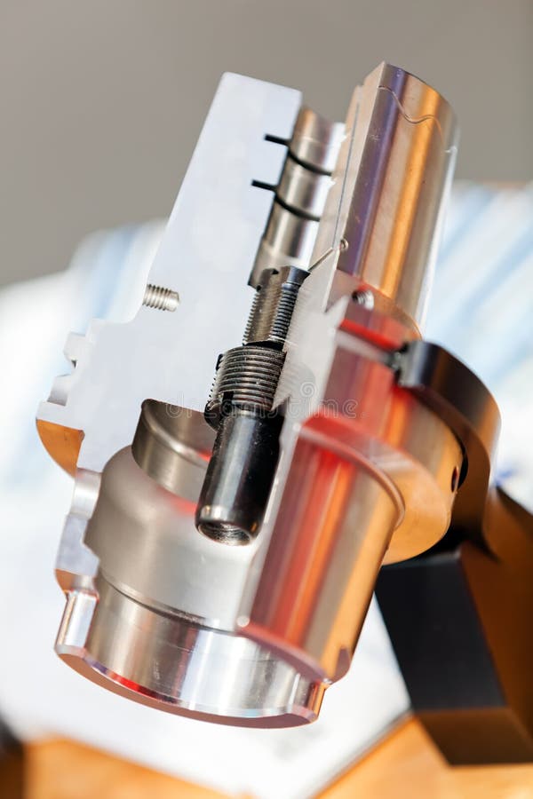 Cross Section of Engine Part Stock Image - Image of contrast, factory ...