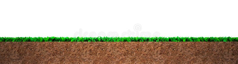 Grass and soil stock illustration. Illustration of close - 35288606
