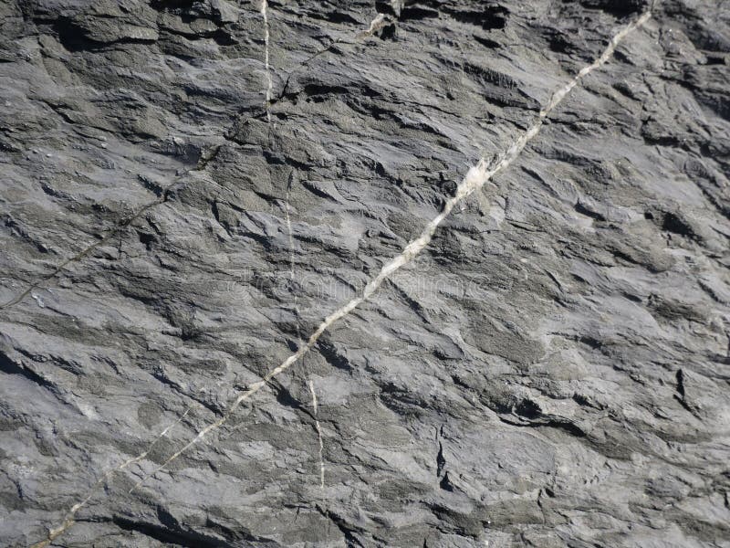 Cross Section of Gray Stone and Insert of White Stone in Lines ...