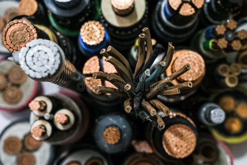 Cross Section of High-voltage Cable High Quality Photo Stock Image ...