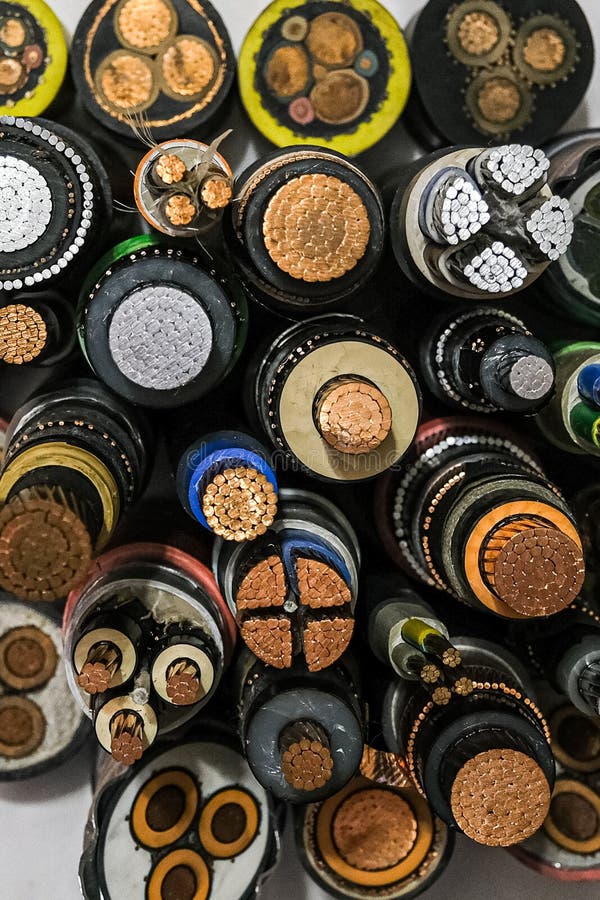 Cross Section of High-voltage Cable High Quality Photo Stock Photo ...