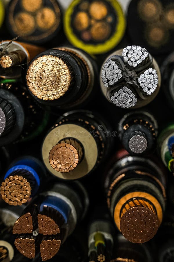 Cross Section of High-voltage Cable High Quality Photo Stock Image ...