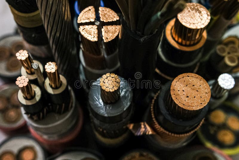 Cross Section of High-voltage Cable High Quality Photo Stock Image ...