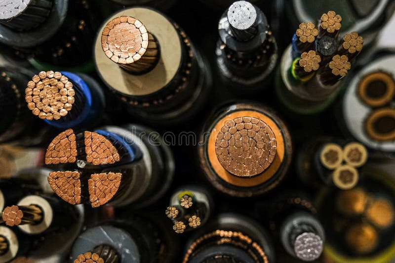Cross Section of High-voltage Cable High Quality Photo Stock Image ...