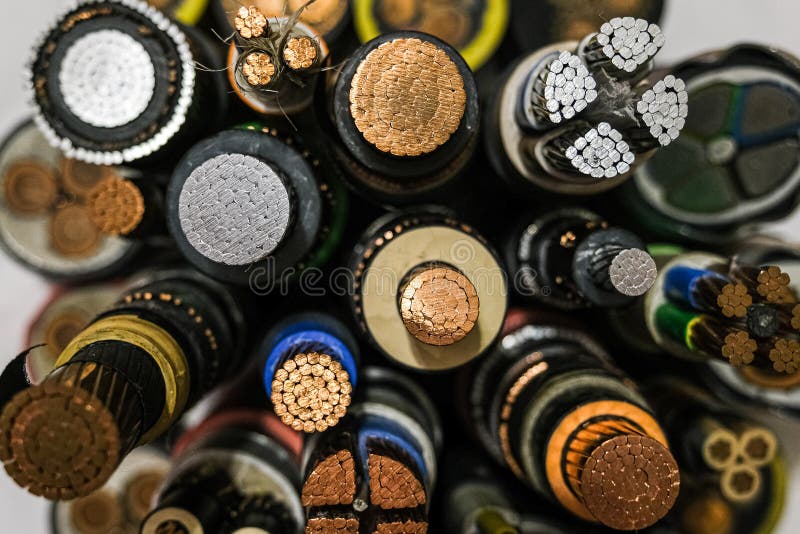 Cross Section of High-voltage Cable High Quality Photo Stock Photo ...