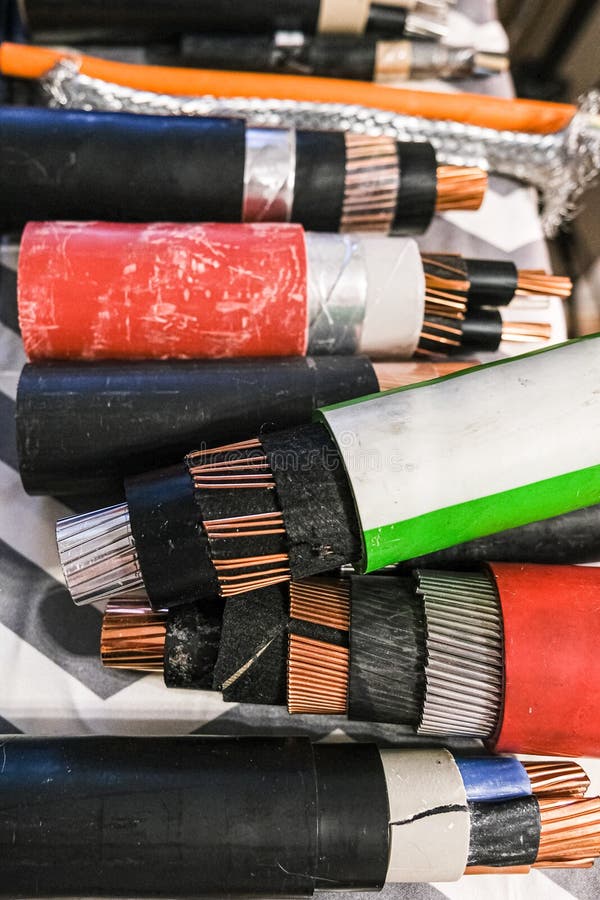 Cross Section of High-voltage Cable High Quality Photo Stock Photo ...
