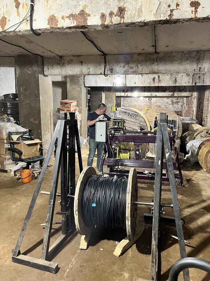 Cross Section of High-voltage Cable High Quality Photo Editorial Image ...