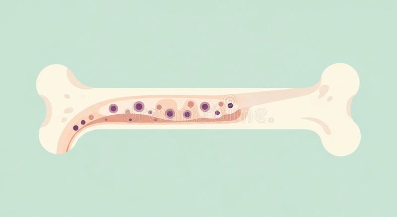 Bone Cells Cross Section Stock Illustrations – 89 Bone Cells Cross ...