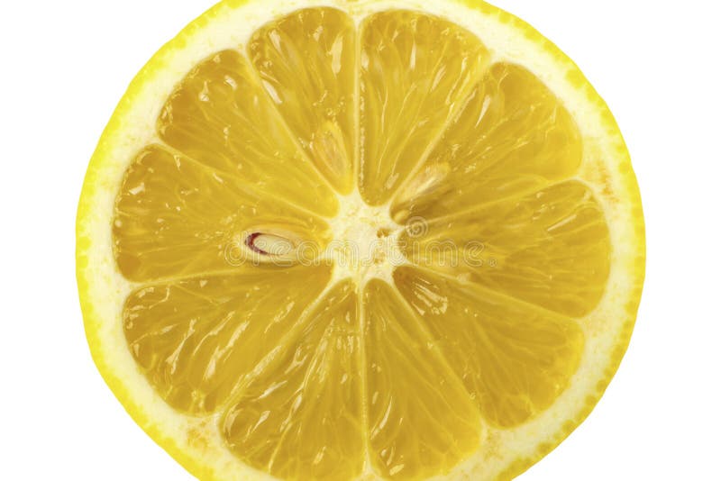 Cross-section of lemon stock image. Image of eating - 118059905