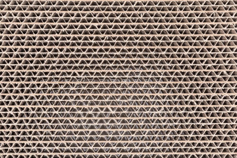 Cross Section of Multilayer Unbleached Corrugated Cardboard, Texture ...