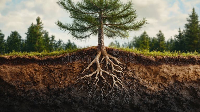 219 Roots Tree Cross Section Stock Photos - Free & Royalty-Free Stock ...