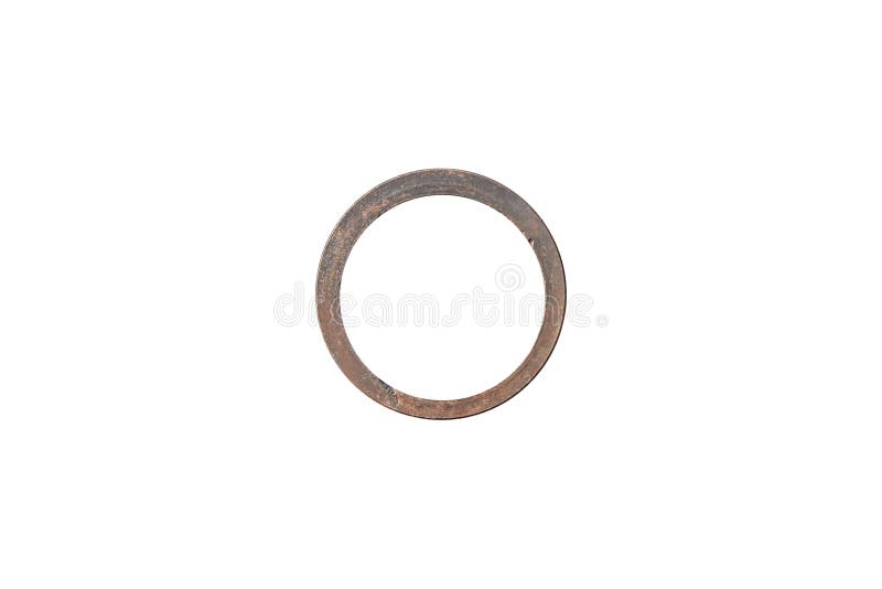 Cross-section of a Rusted Cast Iron Drainage Pipe is Isolated Stock ...