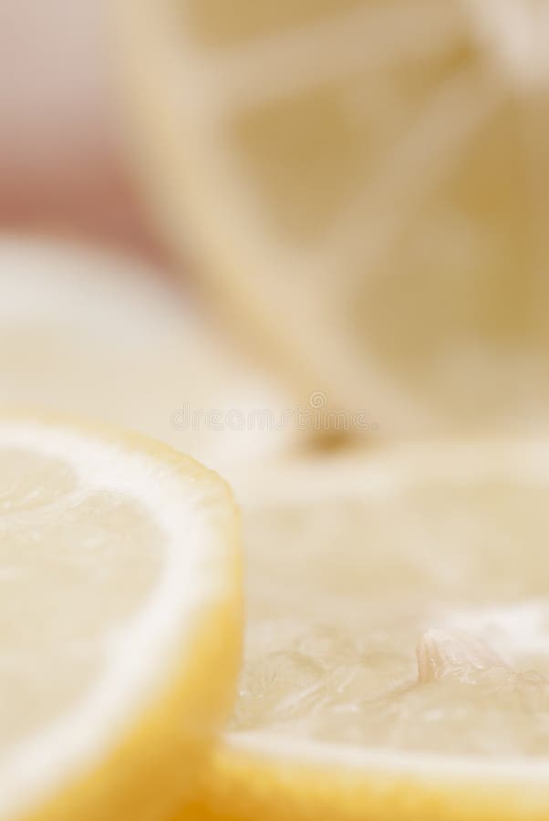 Cross Section of Sliced Lemon. Stock Image - Image of ripe, health ...